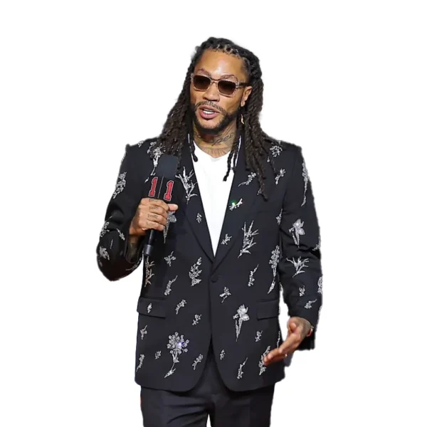 Retirement Ceremony Derrick Rose Blazer – US Artistic Leather